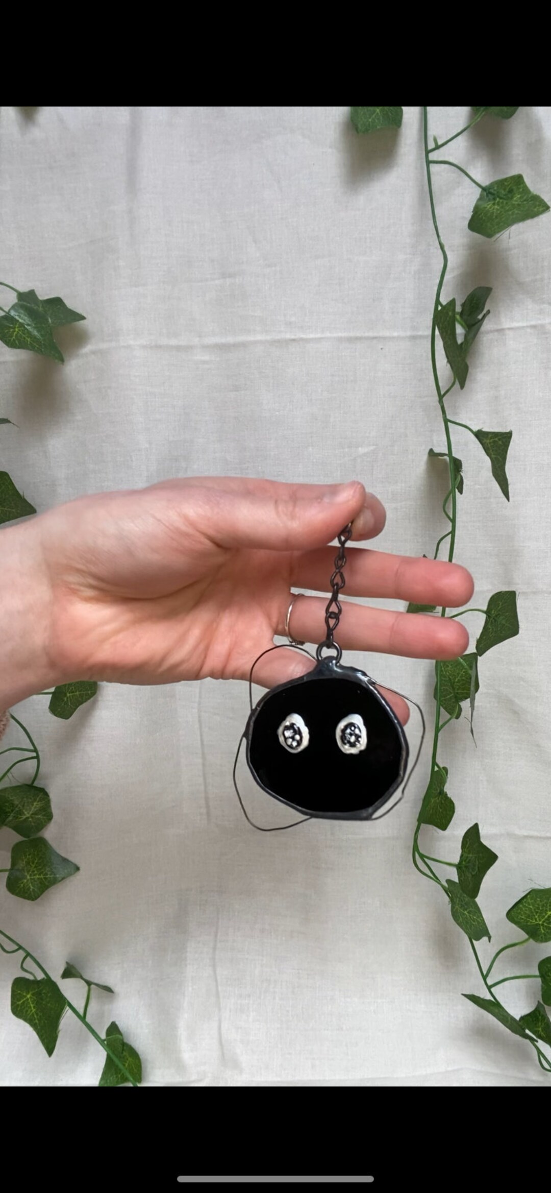 Soot Sprite Inspired Stained Glass Suncatcher - Etsy