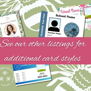 State Logo Homeschool ID Card, Homeschool Teacher ID, Homeschool ...