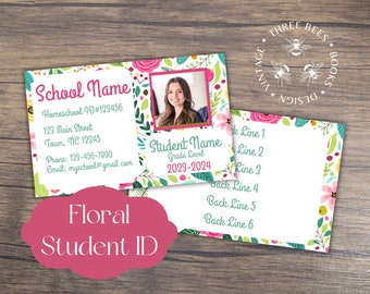 Homeschool ID Card, Homeschool Teacher ID, Homeschool Student ID, Home ...