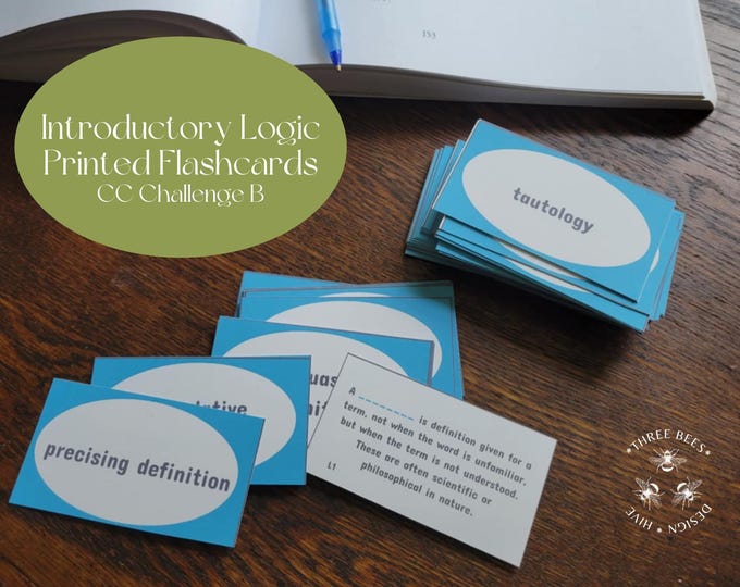 First Year Logic Flashcards (170+), Introductory Logic, Terms, Symbols ...