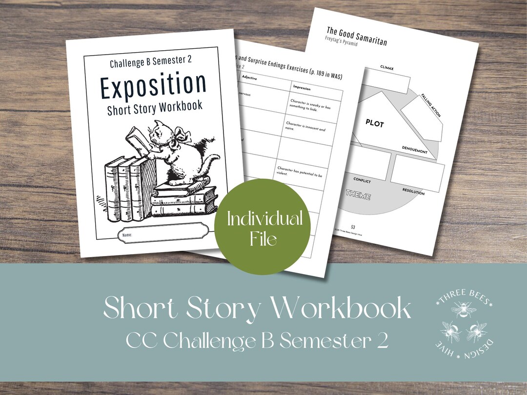 Challenge B Short Story Workbook: Individual File, Printable CC ...