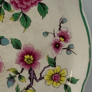 1940s Old Foley Cake Plate Chinese Roses Fine English China Vintage - Etsy