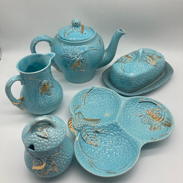 Turquoise Tea Cup - Etsy