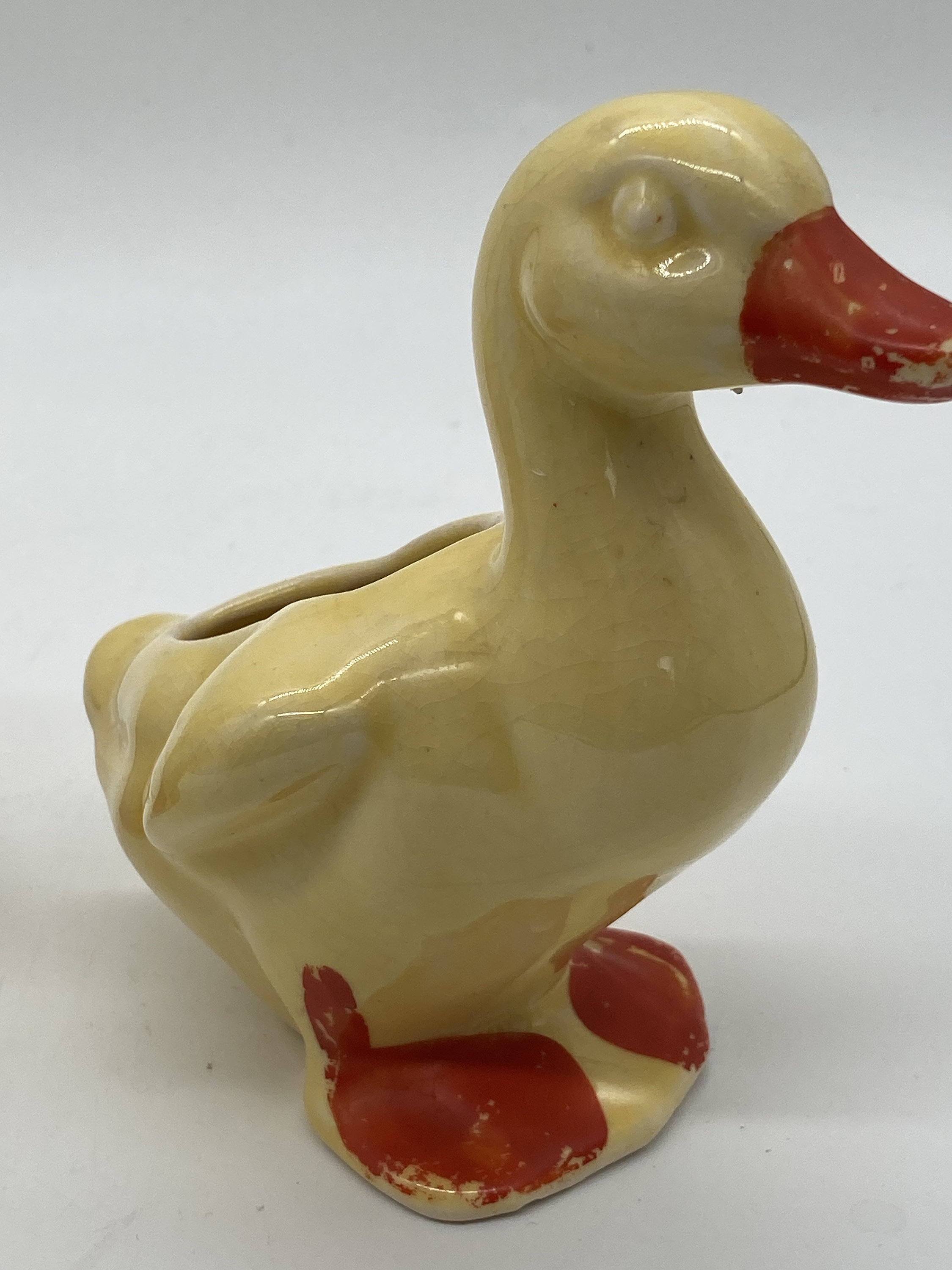 Pair of Yellow Pottery Ducks Planters Circa 1930s Set of 2 - Etsy