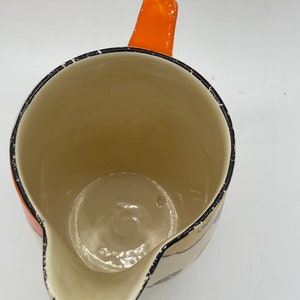 Myott & Sons Art Deco Sample Pitcher Hand Painted Rare Colourway Made ...
