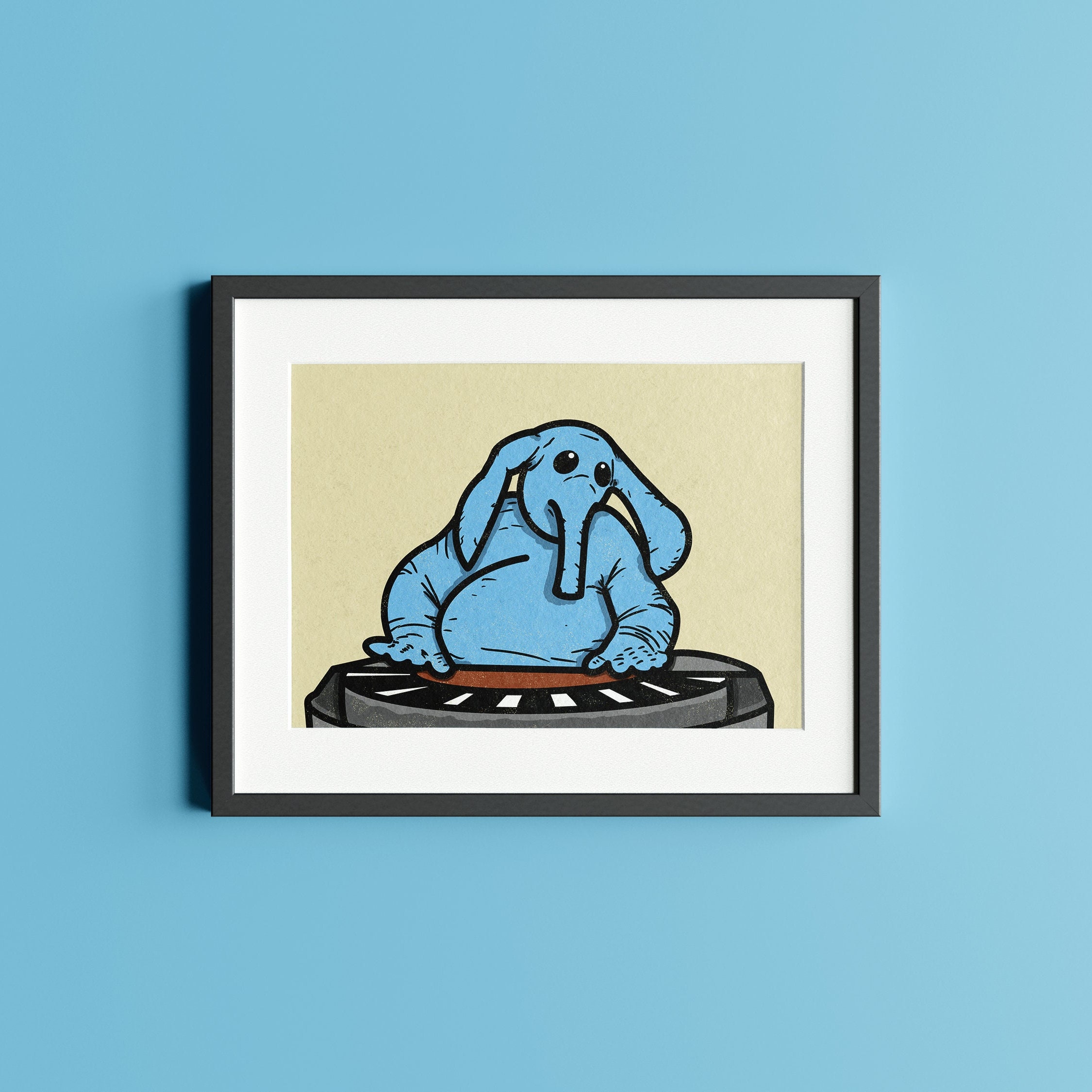 Star Wars Max Rebo Minimalist Illustrated Wall Decor Poster - Etsy