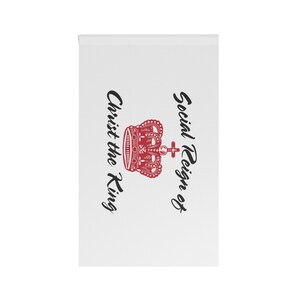Christian Catholic Christ the King White House Banner Flags - Etsy