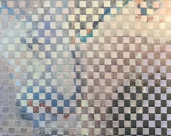 Crossword Paper Weaving- Original Handmade Art- Black, Grey, White ...