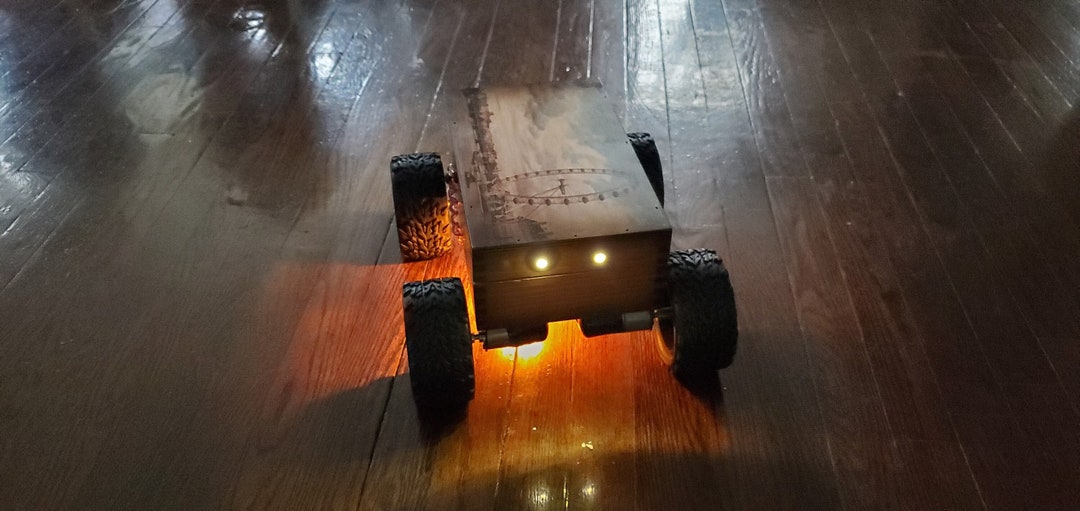 Carnival Big Wheels Open Platform Robot Add A Computer Kustom's Mini Monsters - Etsy