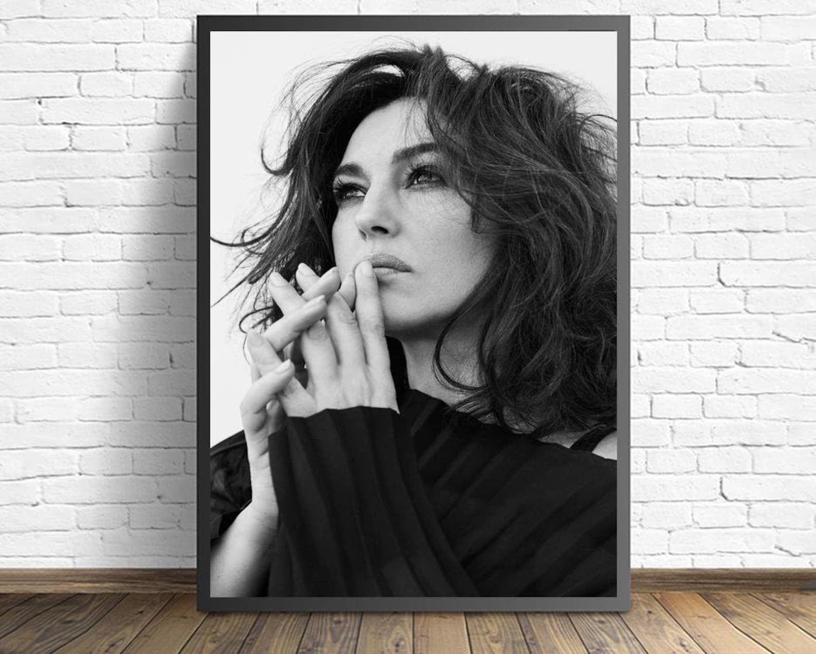 Monica Bellucci Poster Wall Art Canvas Painting Living Room Home Decor ...