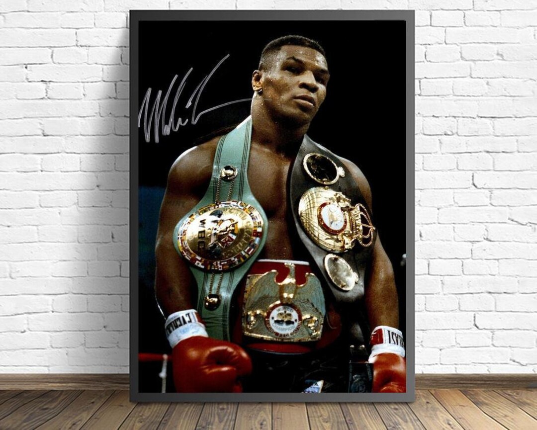 Mike Tyson Boxing Poster Wall Art Canvas Painting Living Room Home ...