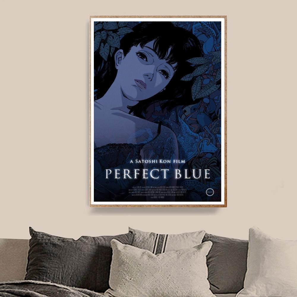 Perfect Blue Movie Poster Wall Art Canvas Painting Living Room - Etsy