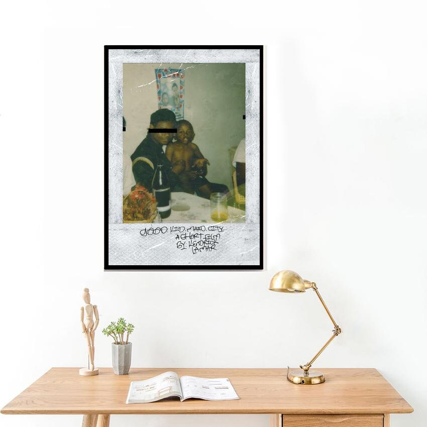 Good Kid Maad City Music Poster Wall Art Canvas Painting - Etsy