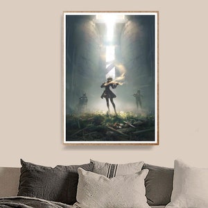 Nier Automata Game Poster Wall Art Canvas Painting Living Room Home ...