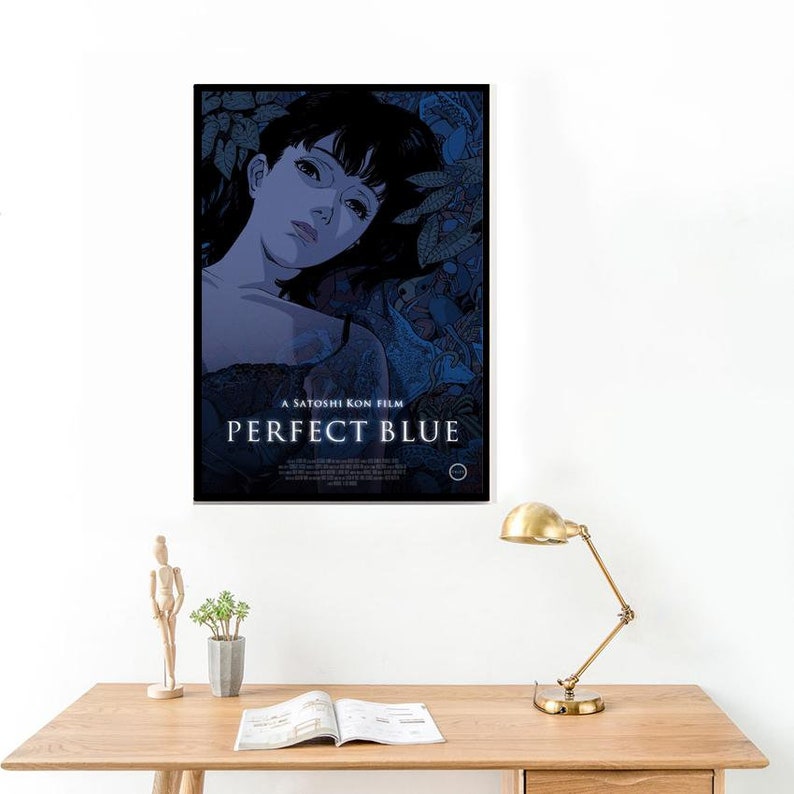 Perfect Blue Movie Poster Wall Art Canvas Painting Living Room - Etsy