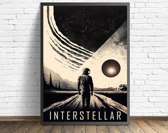 Interstellar Movie Poster Canvas Wall Art Home Decor no Frame - Etsy