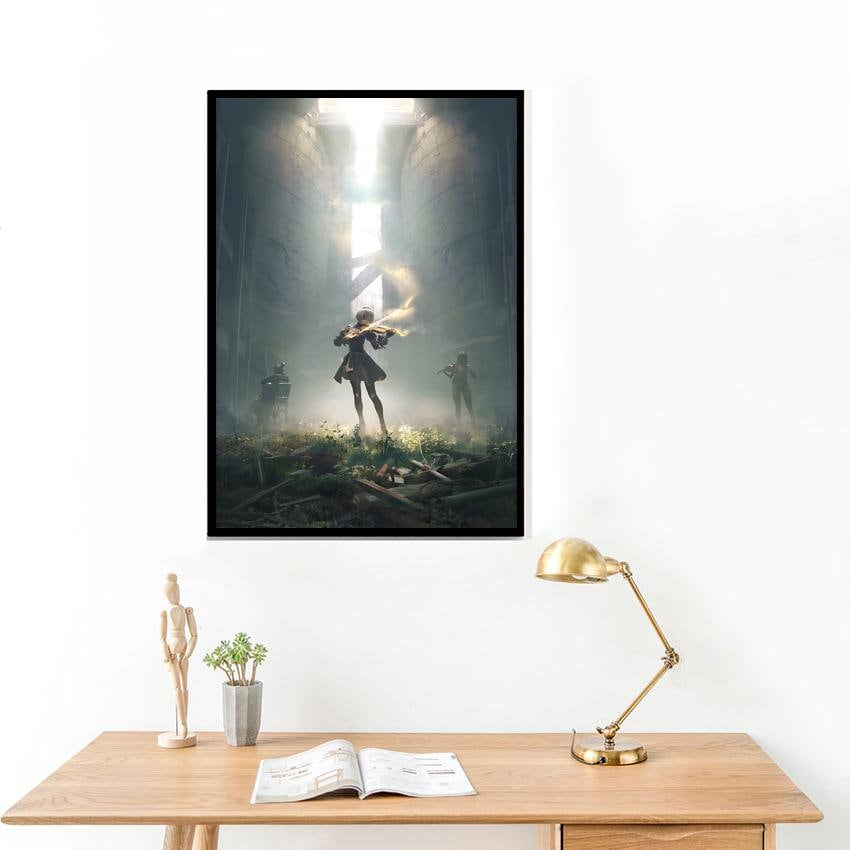 Nier Automata Game Poster Wall Art Canvas Painting Living Room Home ...