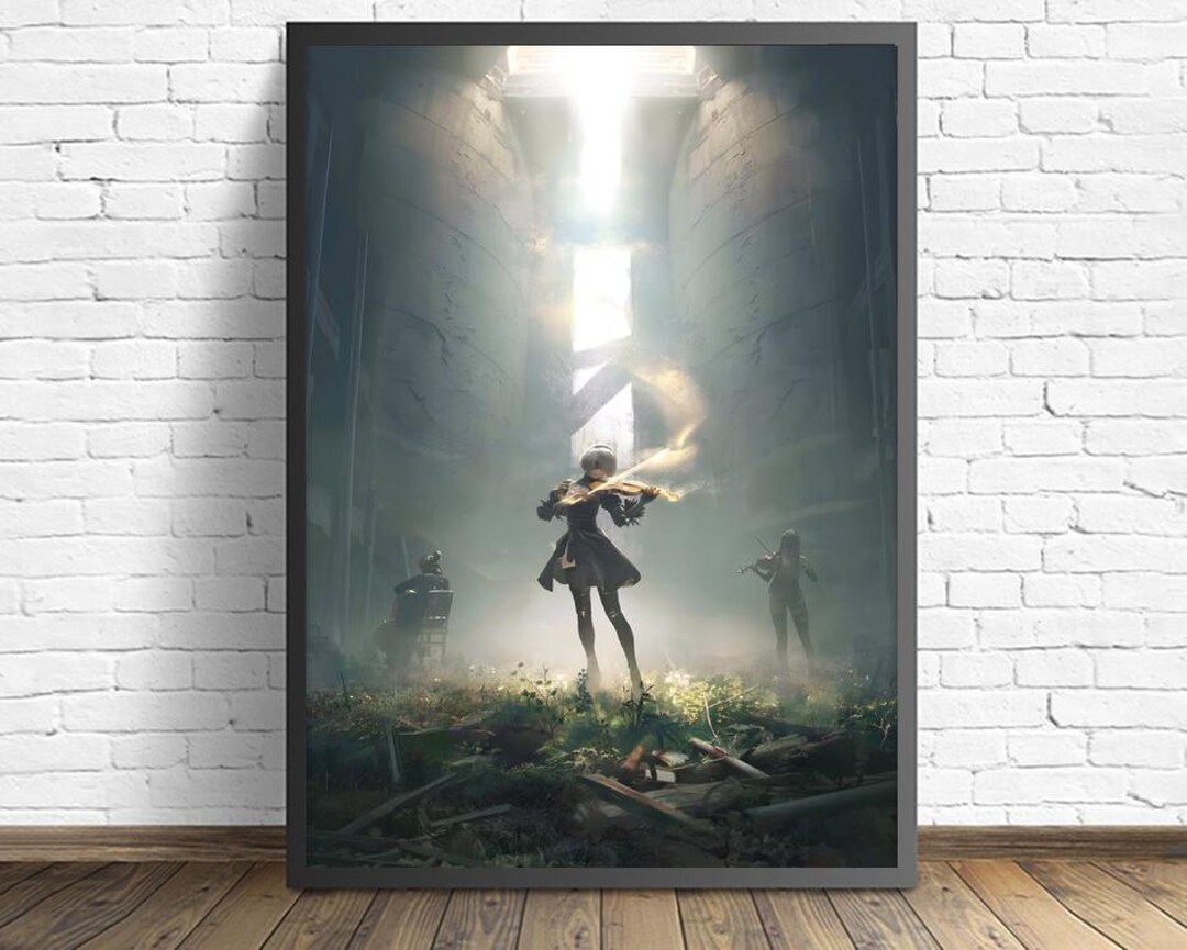 Nier Automata Game Poster Wall Art Canvas Painting Living Room Home ...