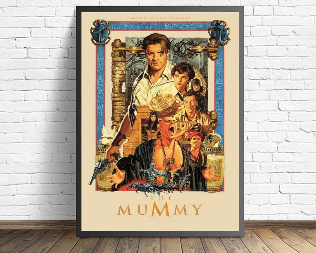The Mummy Adventure Film Poster Wall Art Canvas Painting Living Room ...