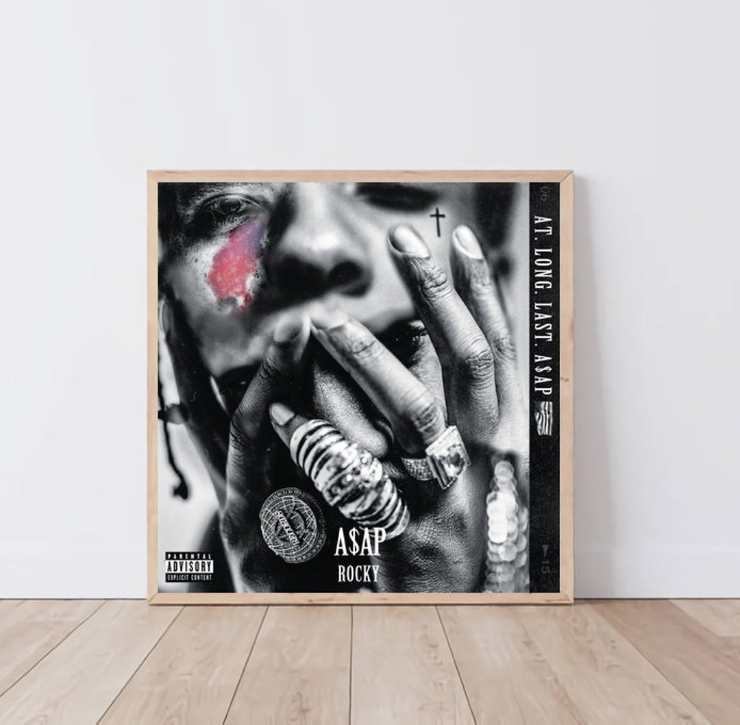 Asap Rocky at Long Last Asap Music Album Canvas Poster Wall - Etsy