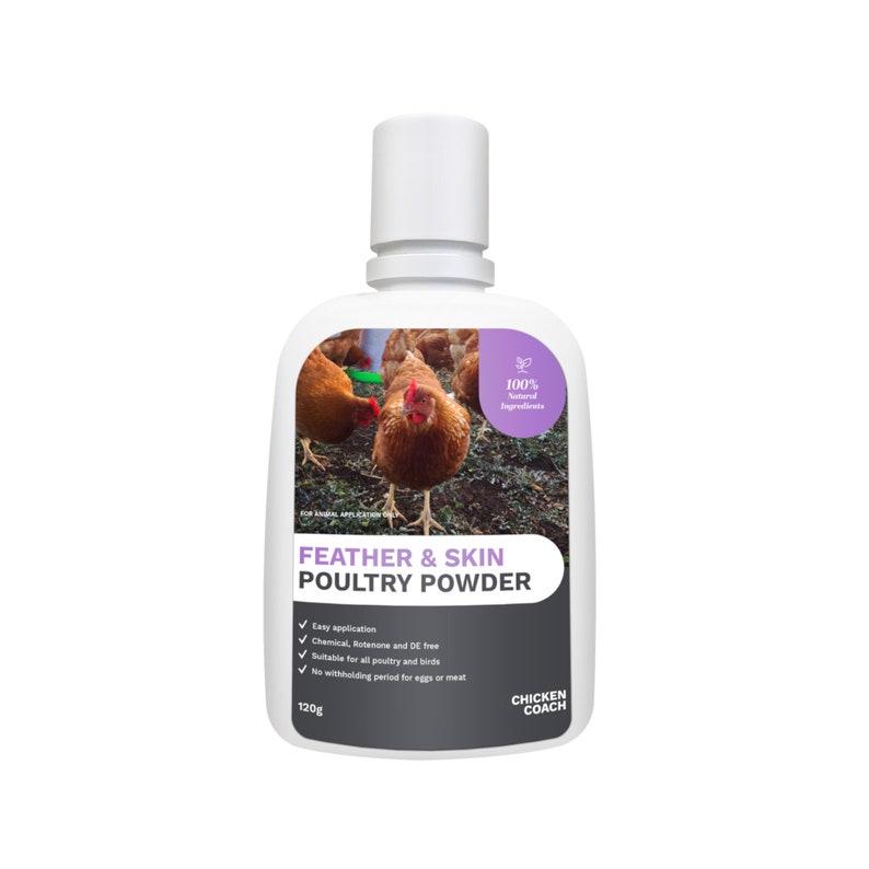 Feather & Skin Poultry Powder - Natural Treatment and Prevention for ...