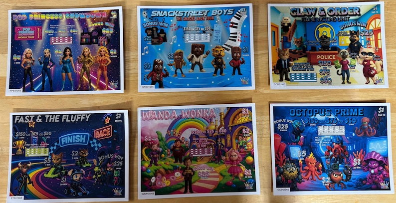 Mixed Titles Flash Pull Tabs - Seal - Etsy