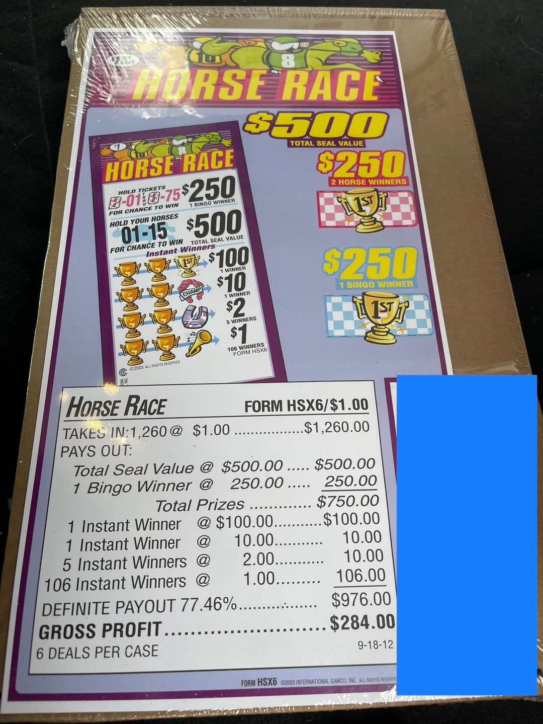 Horse Race Pull Tabs - Etsy