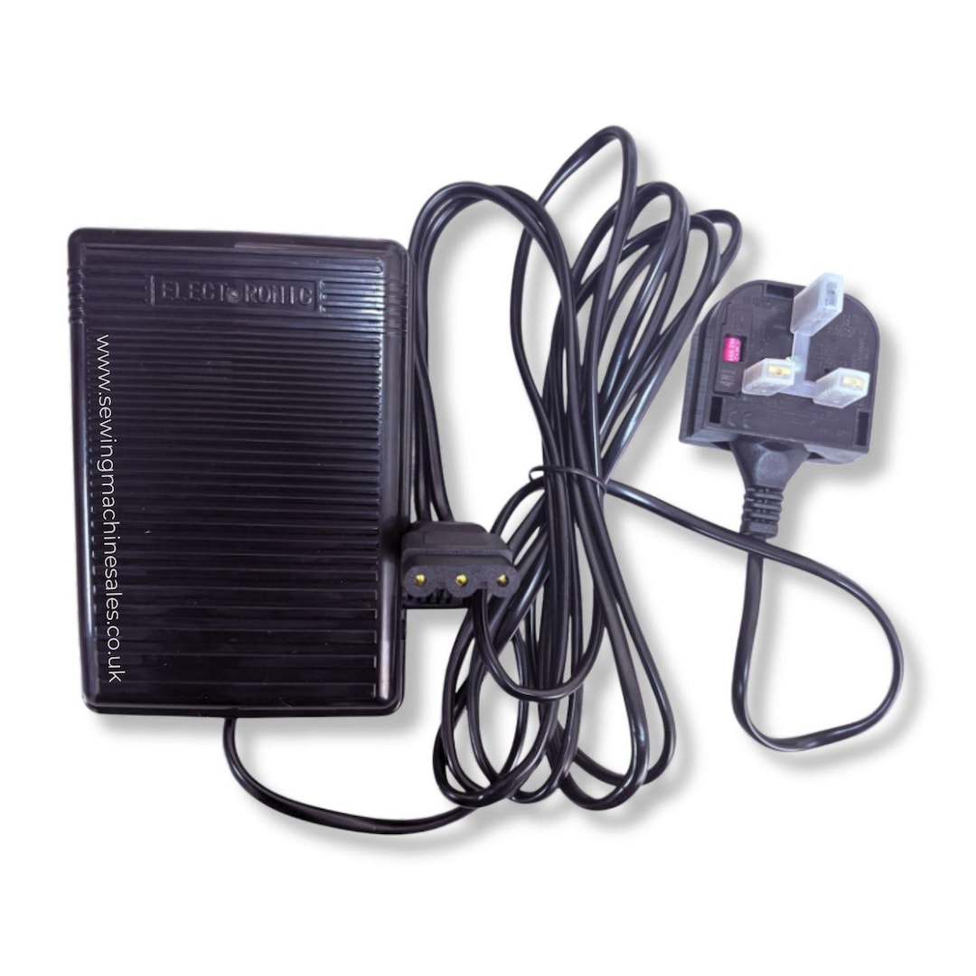 Janome Foot Control and Lead With 3-pin Socket – Genuine Replacement ...