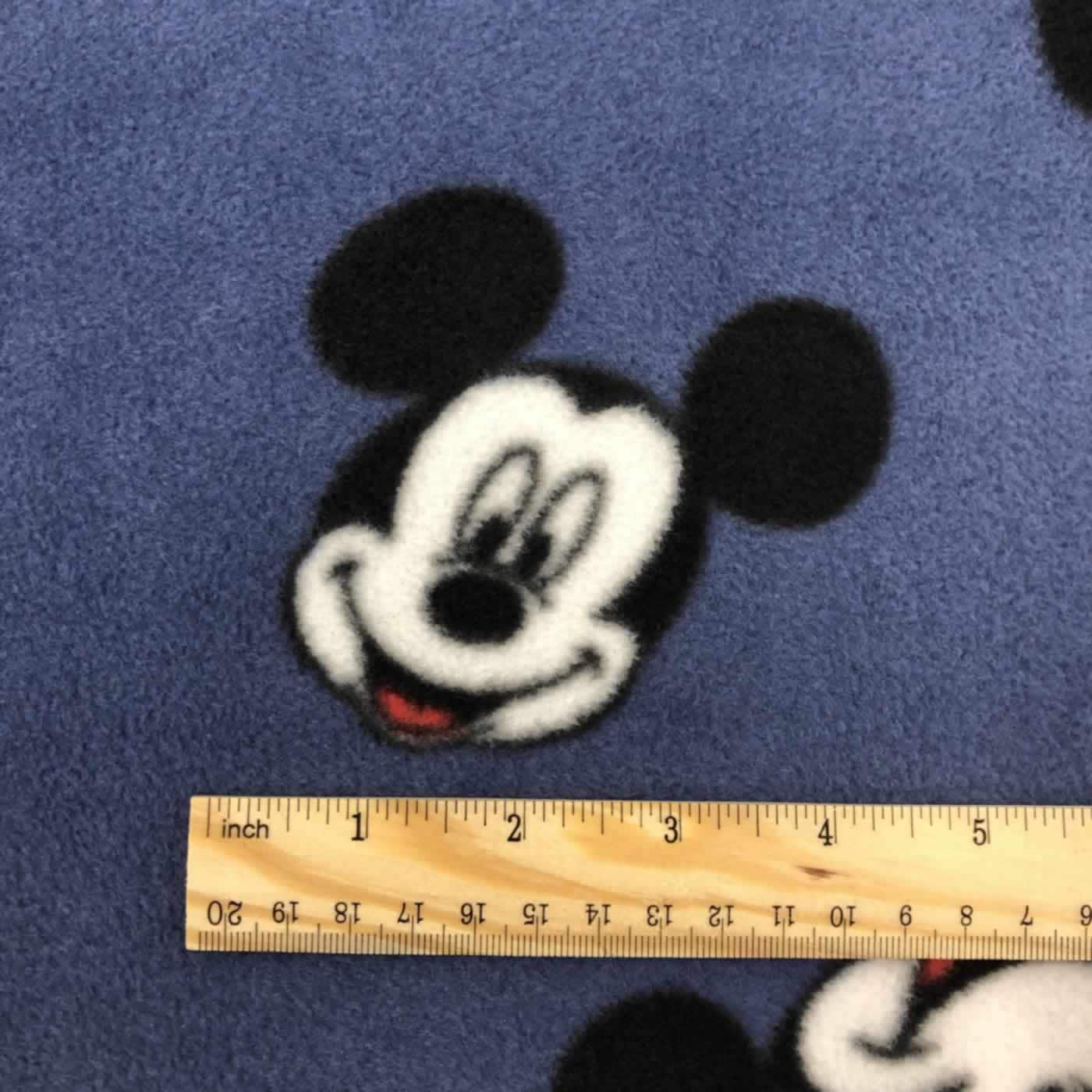Disney's Mickey Mouse Fleece Fabric Licensed Disney Print Available by ...