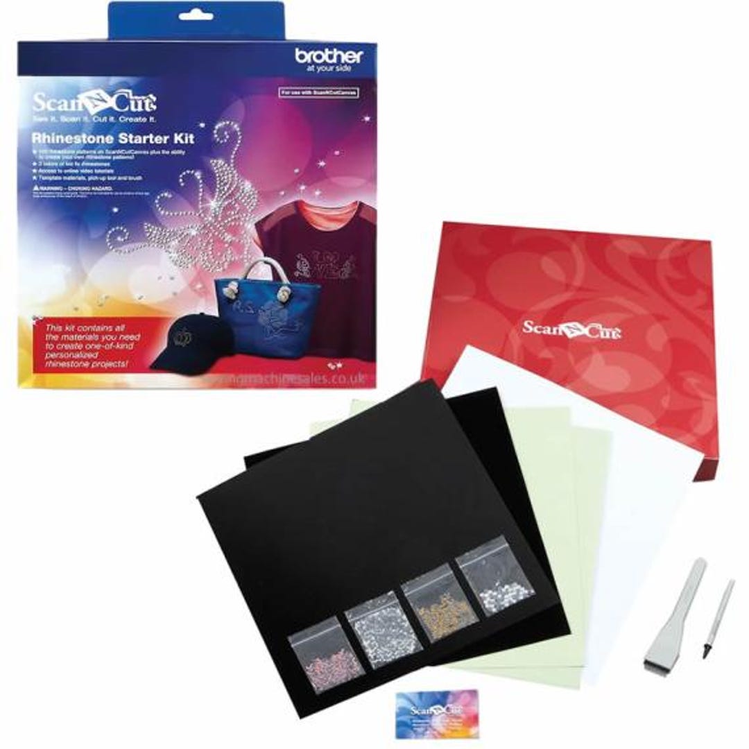 Brother Scanncut Rhinestone Starter Kit – Create Custom Rhinestone ...