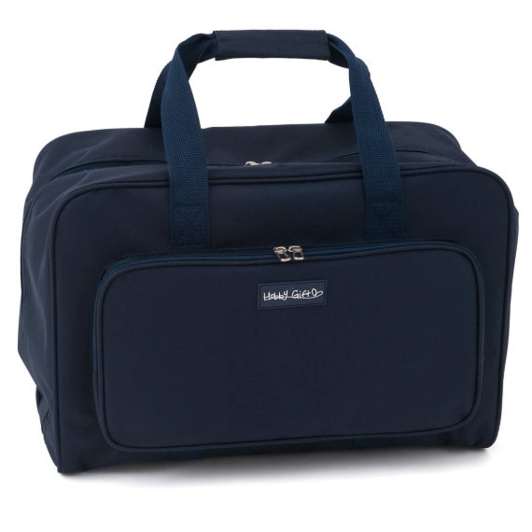 Navy Sewing Machine Carry Case Fits Most Regular Sized Sewing Machines ...