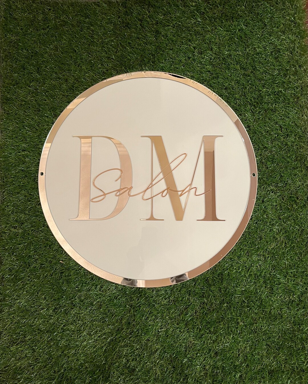 Round Business Logo Sign, 3D Door Wall Sign, Custom Logo Acrylic ...