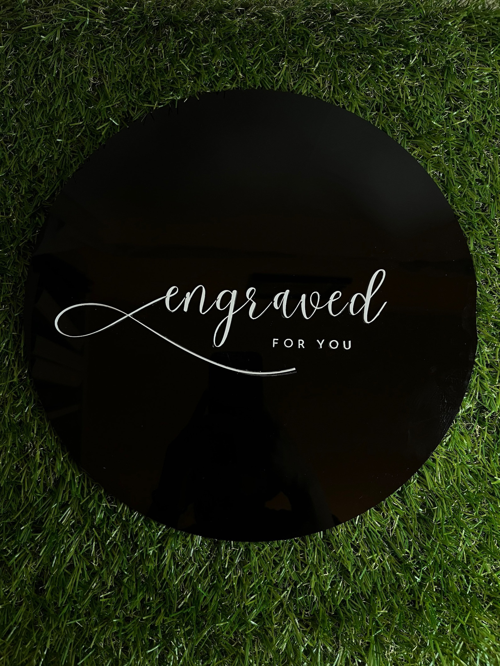 Round Business Logo Sign, 3D Door Wall Sign, Custom Logo Acrylic ...
