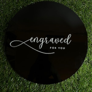 Round Business Logo Sign, 3D Door Wall Sign, Custom Logo Acrylic ...
