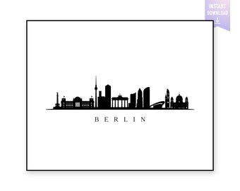 Berlin Skyline Svg - Etsy