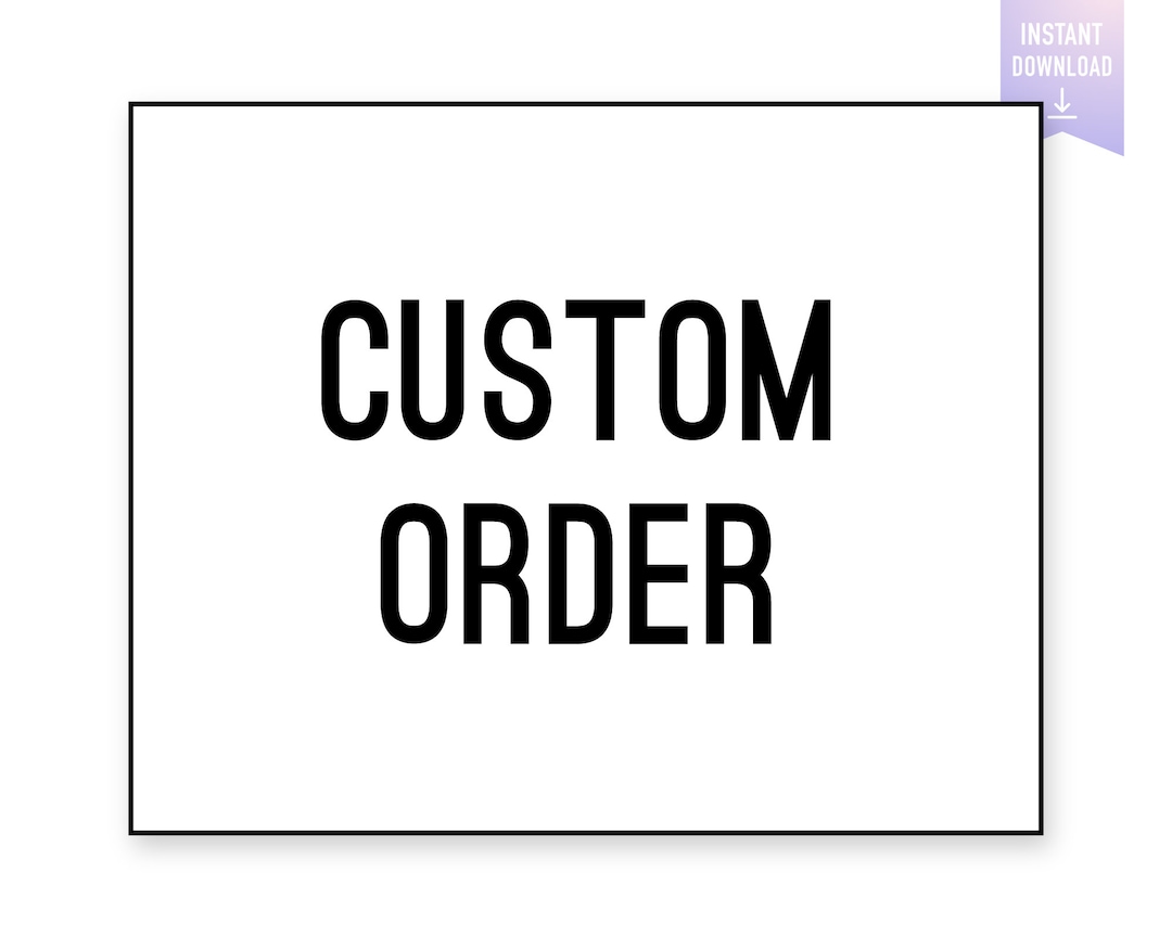 Custom Order Print. Downloadable Custom City Landscape. Choose Your ...