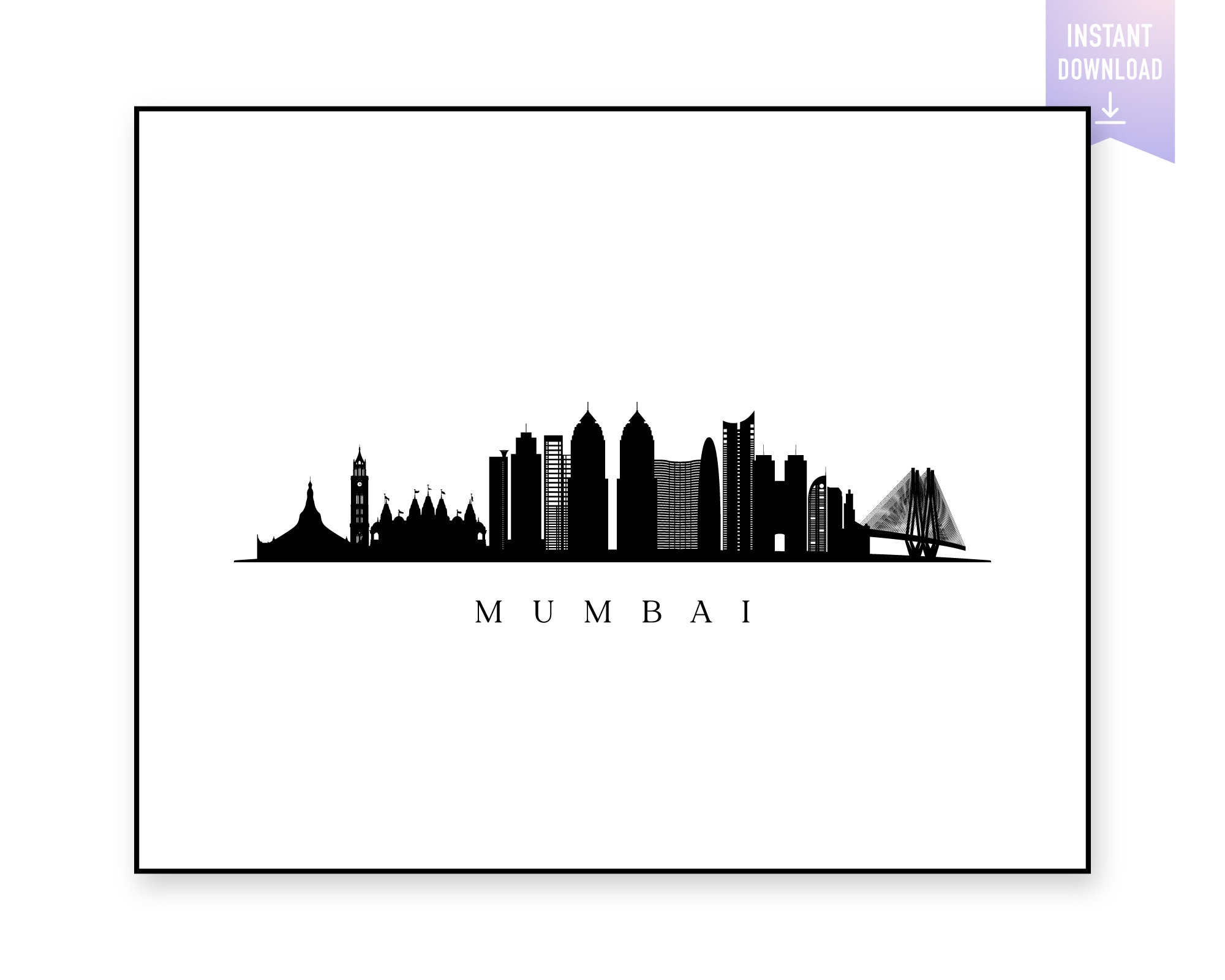Bombay Skyline Vector