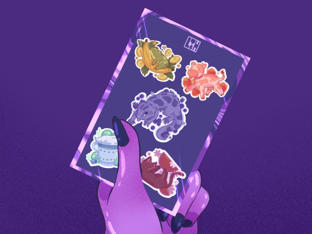 Animal Friends Sticker Sheet - Etsy