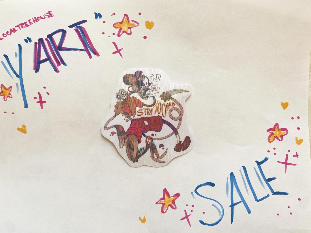 Stay Tooned Sticker - Etsy