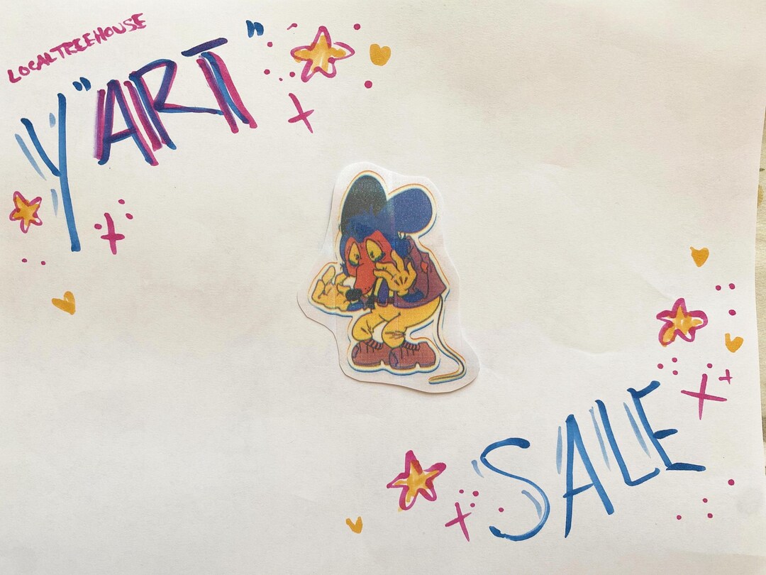 Stressed Rat Sticker - Etsy