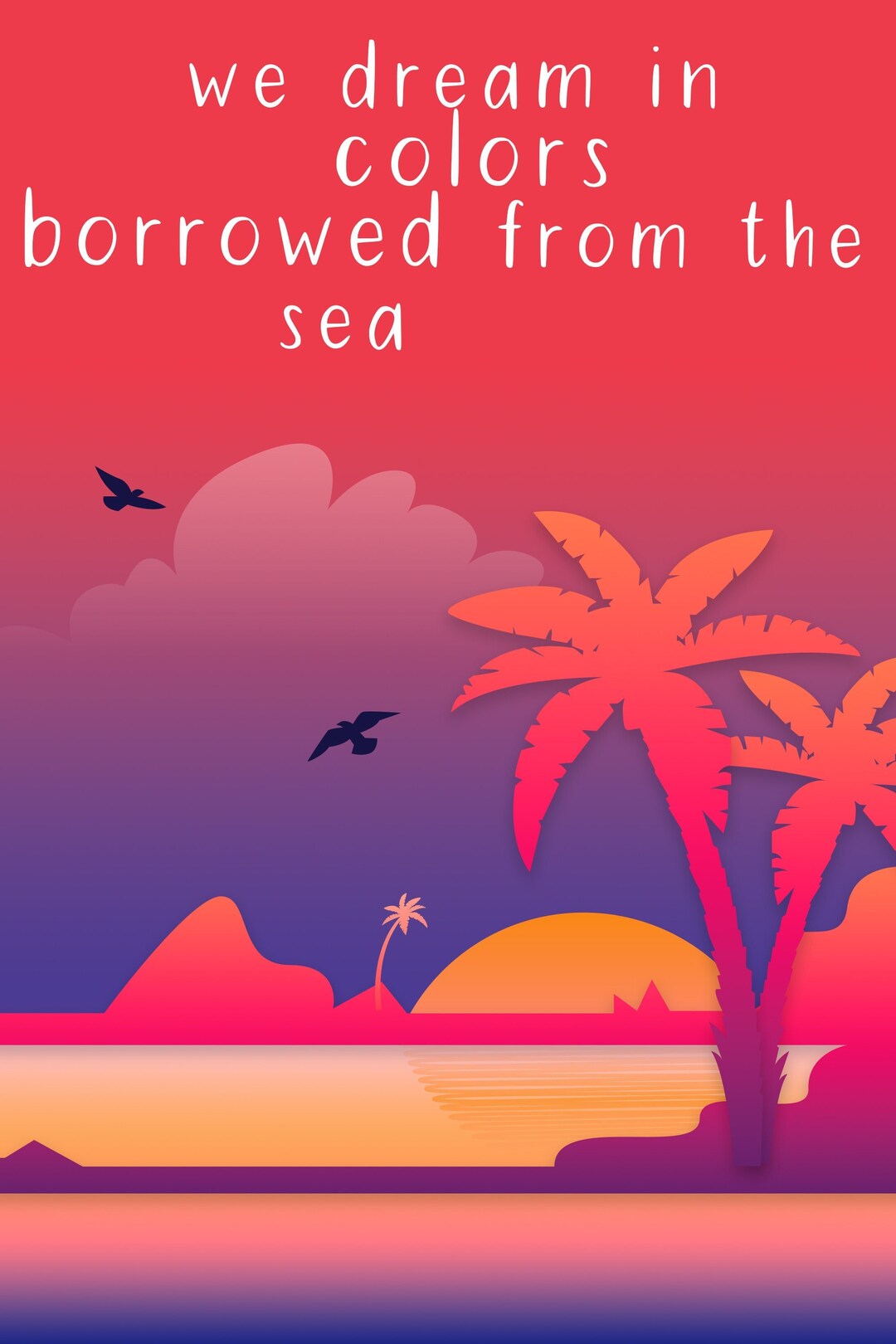 Summer Beach Sunset, SVG Instant Download png, Jpg, Svg, Ai, Eps - Etsy