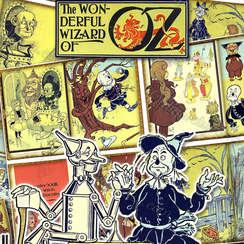 Wizard Antique Pages - Etsy