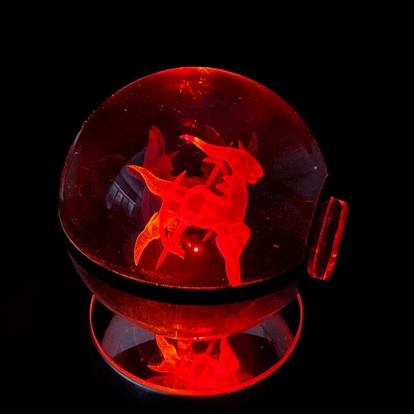 Arceus Crystal Pokeball - Etsy