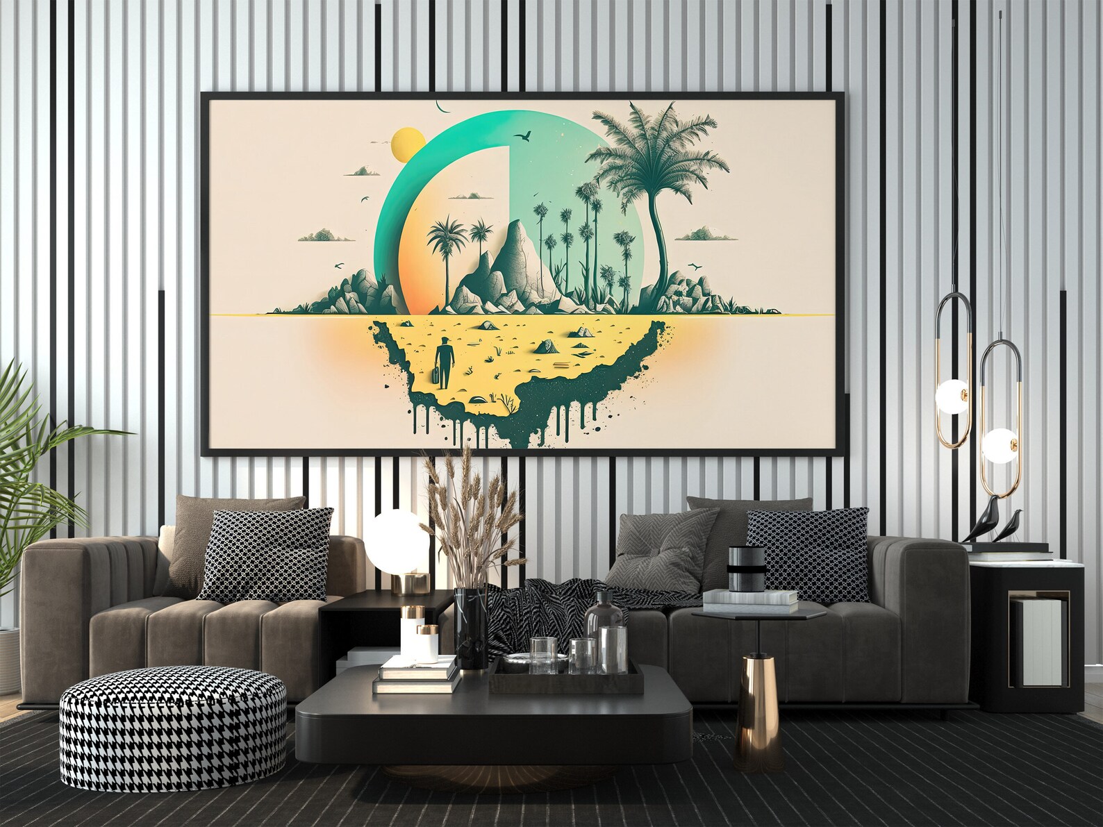 Paradise Found: Lush Island Azure Seas & Sky With Majestic - Etsy