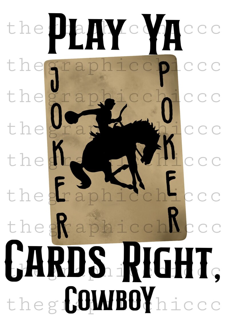 Play Your Cards Right Cowboy Png | Cowboy Png | Card Player Png | Horse ...