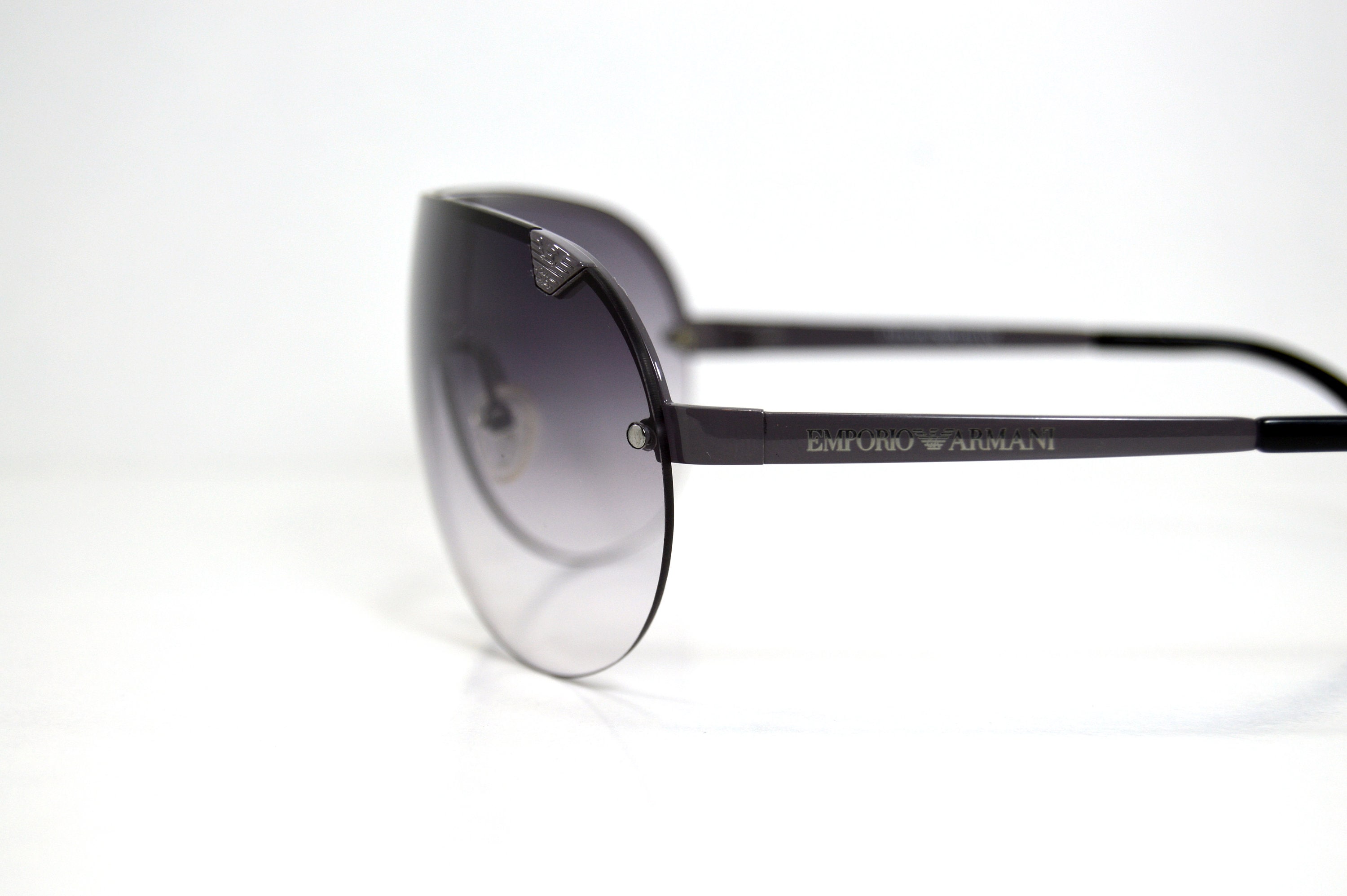 Vintage Sunglasses Emporio Armani NOS Unworn Oval Shield Shape. Luxury ...