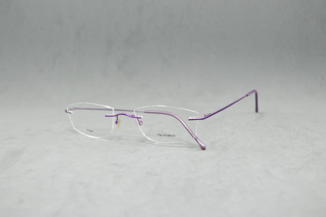 Top Titanium Vintage Rimless Eyeglasses VISTAN Germany NOS Unworn ...