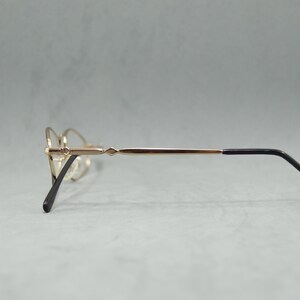 Vintage Metal Eyeglasses ASTRO Line ELITE 5052 Italy Fantasy Narrow ...