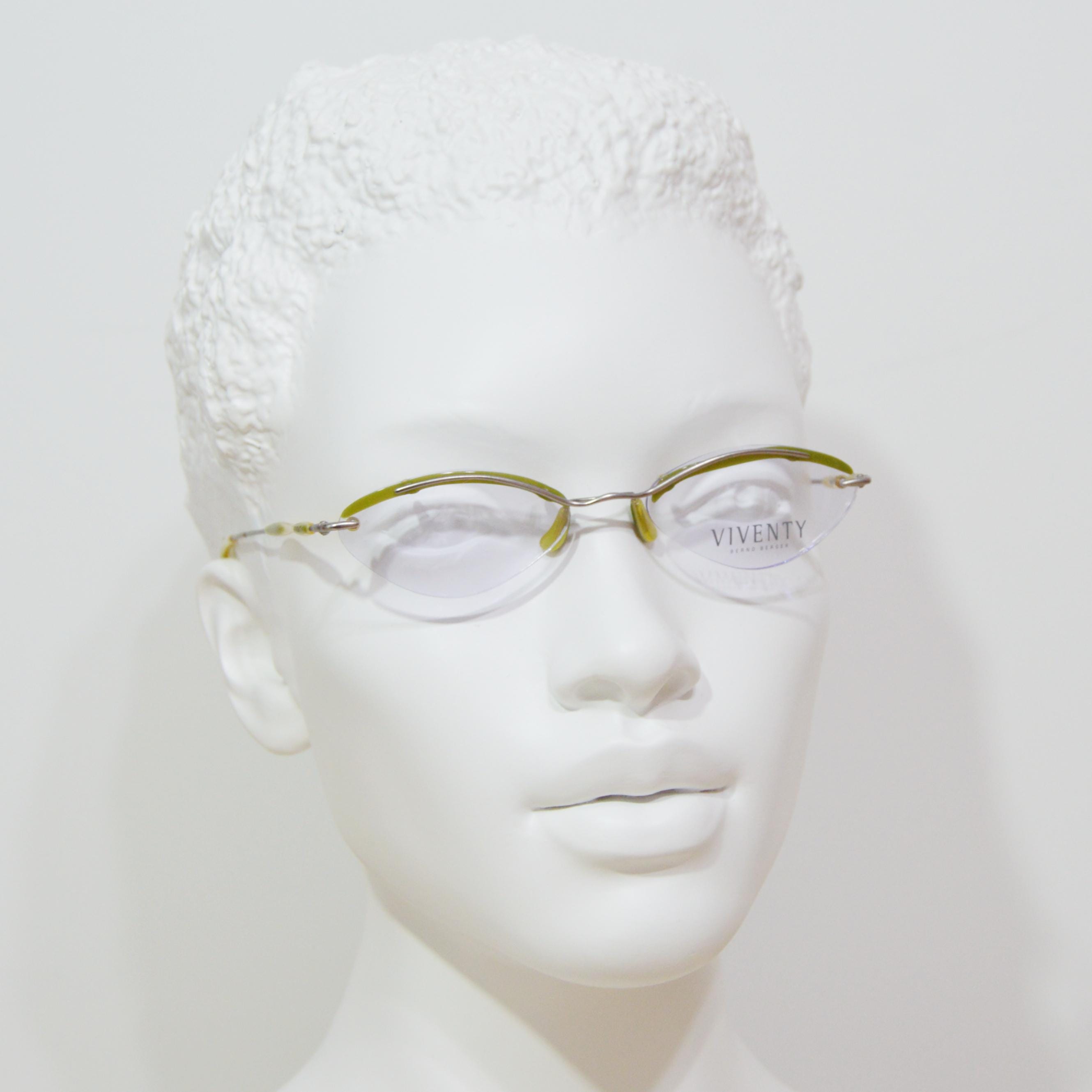 VIVENTY Bernd Berger Top Vintage Rimless Eyeglasses Austria NOS Oval ...
