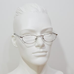 Vintage Eyeglasses VISTAN Germany NOS Metal Narrow Oval Eyewear Specs ...